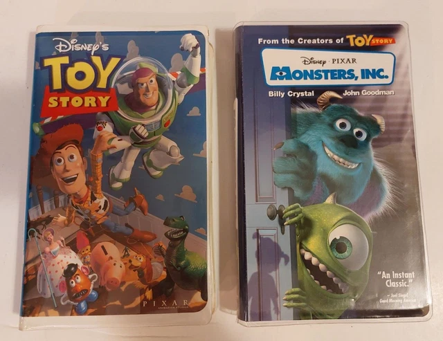DISNEY PIXAR ANIMATED Movies VHS Tapes Monster Inc. & Toy Story £3.62 ...