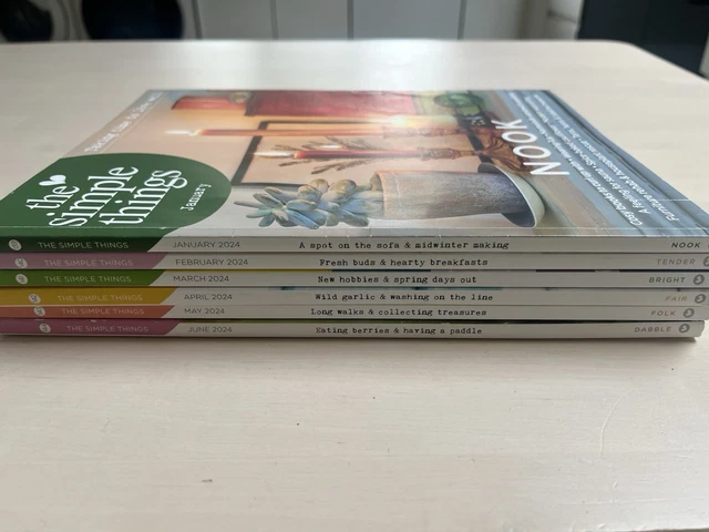 THE SIMPLE THINGS Magazine Bundle Jan-June 2024 £12.94 - PicClick UK