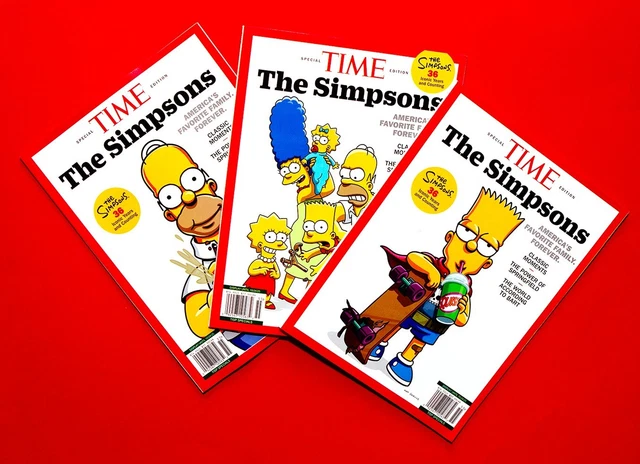 THE SIMPSONS TIME Magazine Special Edition 2025 - COMPLETE SET - ALL 3 ...