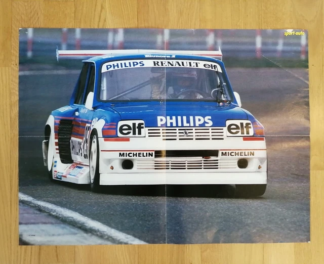 ALTES POSTER 42X56CM ELF Renault R5 Turbo Cup, 80er Jahre EUR 11,99 ...