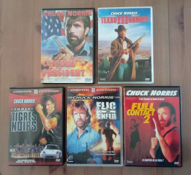 CHUCK NORRIS - lot de 5 Films DVD EUR 19,90 - PicClick FR