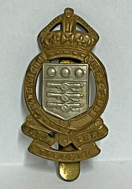 VINTAGE BRASS RAOC Cap Badge Sua Tonanti Tela £7.99 - PicClick UK