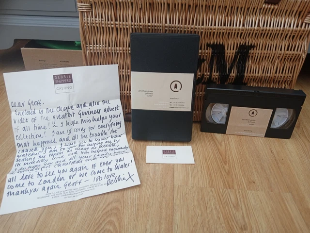 UNIQUE GUINNESS ADVERTISING VHS Video THE SURFER Rare Tick Follows Tock ...