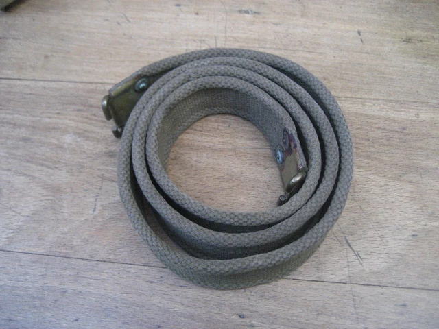 WW2 WEBBING RIFLE sling, No.4 Lee Enfield, No.5 Jungle Carbine, Sten Mk ...