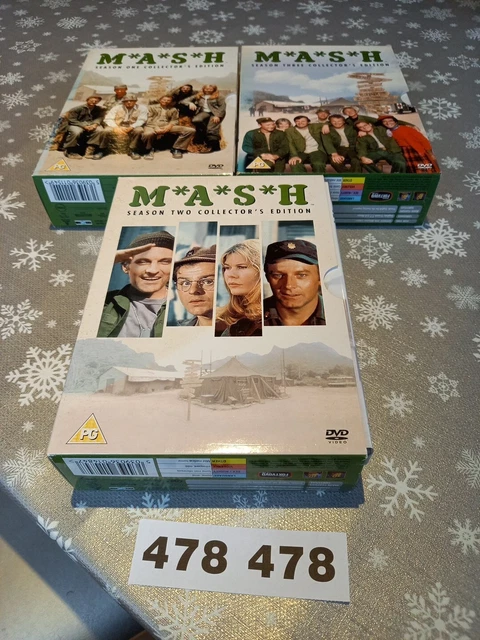MASH SEASON 1 , 2 ,3 Collectors Edition 9 Dvd Box Set Free Post Uk EUR ...