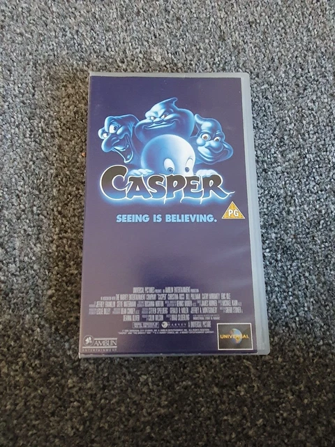CASPER VHS PAL (Includes Rare Holographic Casper Sticker) £19.99 ...