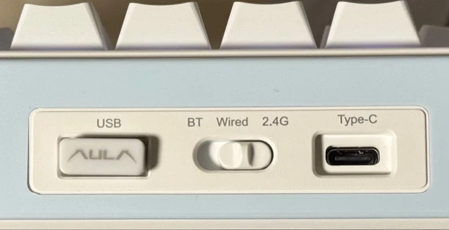 AULA F75 MECHANICAL Keyboard Thunder Black Gray Switch 75% Layout US 80 ...