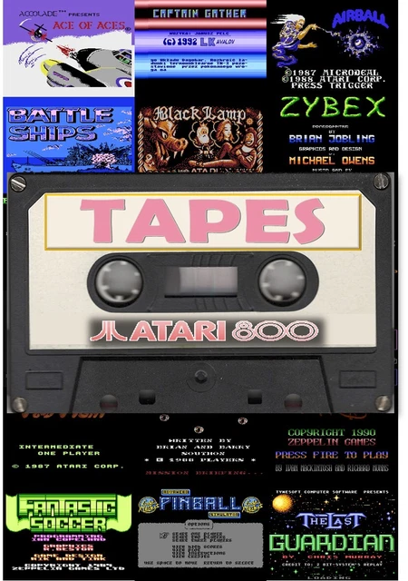 ATARI XL/XE -- 📼 Kassetten/Tapes 📼 # Auswahl # 🔔 Update: 4. 11. 2023 ...