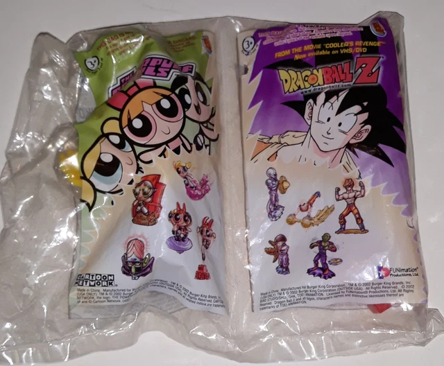 BURGER KING VINTAGE Happy Meal the powerpuff ragazze, dragon ball z ...