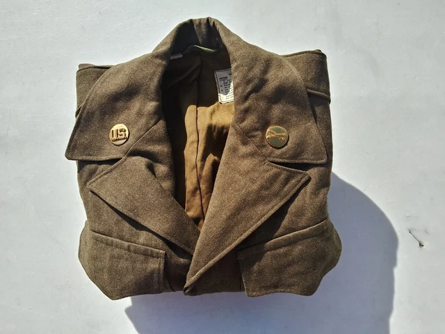 WW2 US ARMY Ike Jacket Armor Div Tech Corporal Size 36S MFG Security ...
