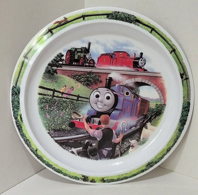 VINTAGE THOMAS THE Tank Engine and Friends Train Dinnerware Melamine ...
