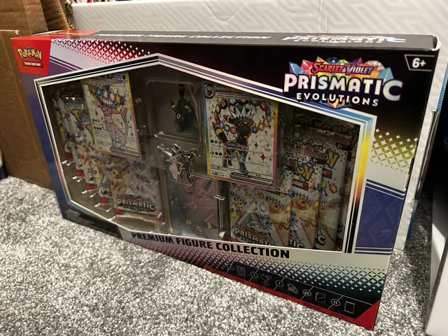 POKÉMON TCG PRISMATIC Evolutions Premium Figure Collection - Sealed £ ...