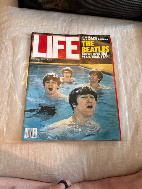 LIFE MAGAZINE: 20 Years ago The Beatles Invaded America February 1984 ...
