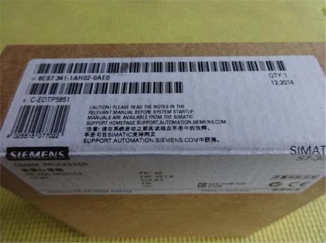 SIEMENS 6ES7 341-1AH02-0AE0 Simatic S7-300 CP341 Processore CPU zc EUR 1.121,89 - PicClick IT