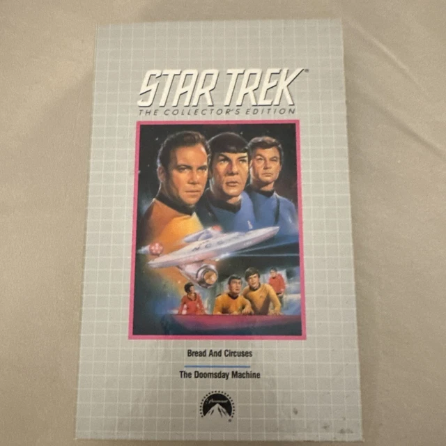 STAR TREK VHS CE BREAD AND CIRCUSES/THE DOOMSDAY MACHINE $14.00 - PicClick