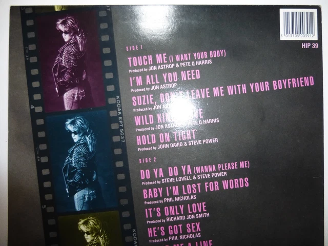 SAMANTHA FOX - 'Touch Me' album vinyle 12 pouces LP. 1986 UK A1/B1. N ...