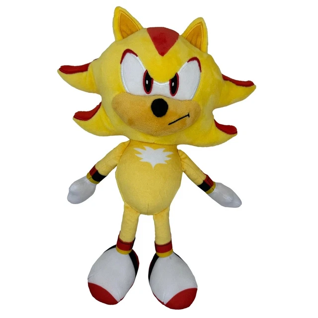 SONIC THE HEDGEHOG Super Shadow Plush Soft Toy Character 30cm ...