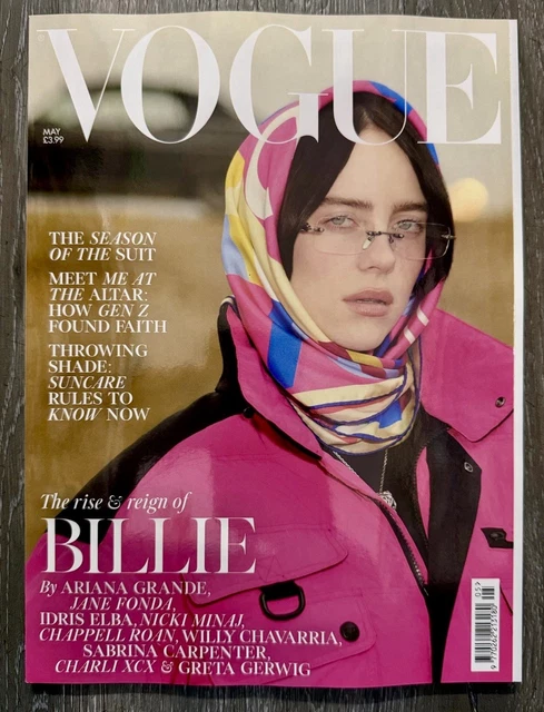BRITISH VOGUE - Uk Magazine - May 2025- Billie Eilish - Brand New £13. ...