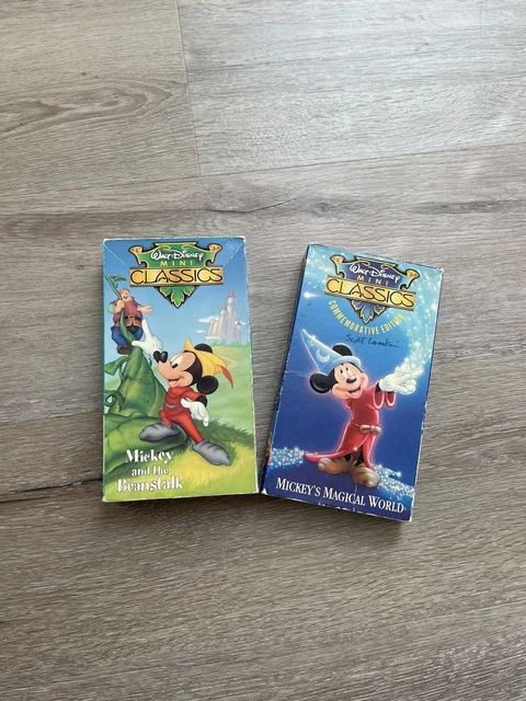 WALT DISNEY MINI CLASSICS Vhs MICKEY'S MAGICAL WORLD & MICKEY AND THE ...