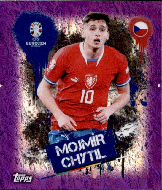 EURO EM 2024 Sticker CZE 3 - Mojmir Chytil - Artist - LILA EUR 4,19 ...