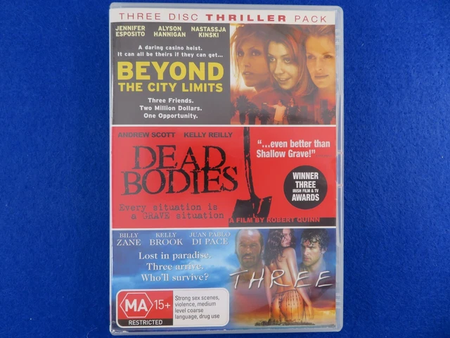 BEYOND THE CITY Limits/Dead Bodies/Three - DVD - Region 4 - Fast ...