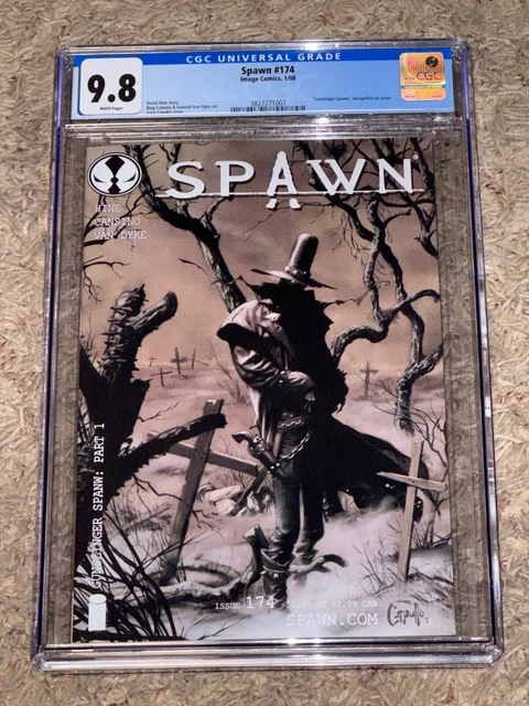 2008 SPAWN #174 CGC 9,8 rare 1ère apparition GUNSLINGER McFarlane Capullo housse EUR 260,84 ...