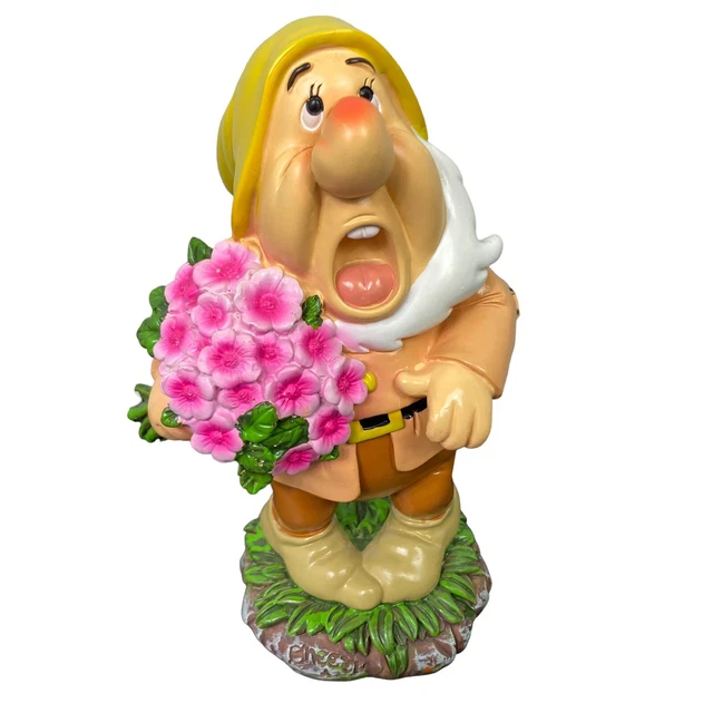 Disney Snow White And The Seven Dwarfs Sleepy Garden Resin Statue