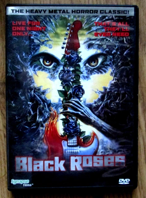 BLACK ROSES HEAVY metal horror classic synapse dvd uk seller silver ...