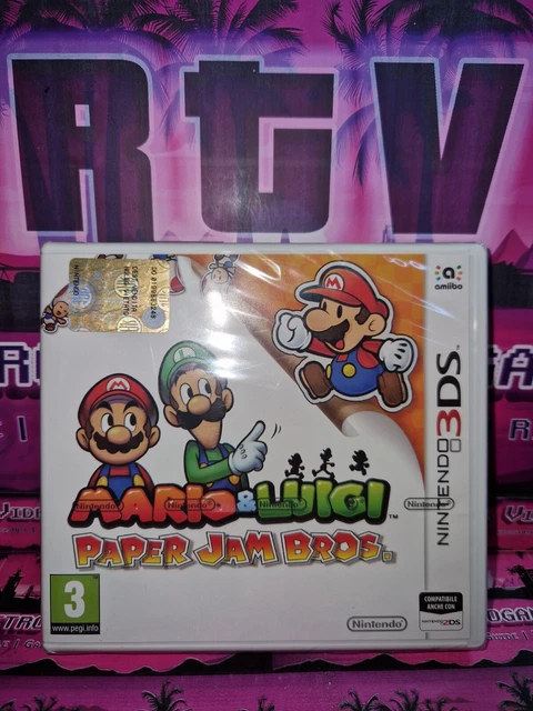 🌟 🇮🇹 MARIO & Luigi Paper Jam Bros Pal Ita 🇮🇹 Nintendo 3Ds *New Sealed ...