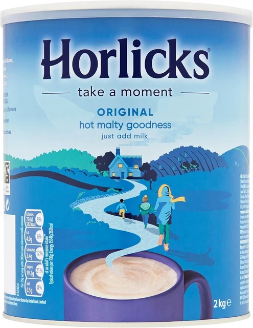 HORLICKS ORIGINAL MALTED Milk 2kg (1 Pack) Just Add Milk Original ...
