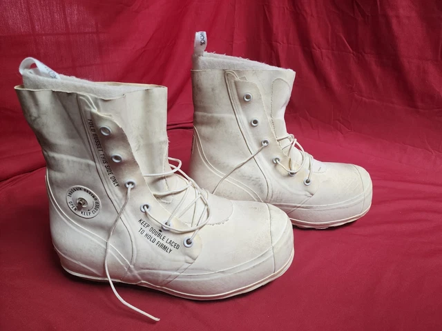 US MILITARY EXTREME Cold Weather Mickey Mouse Boots White Size 12XW W ...