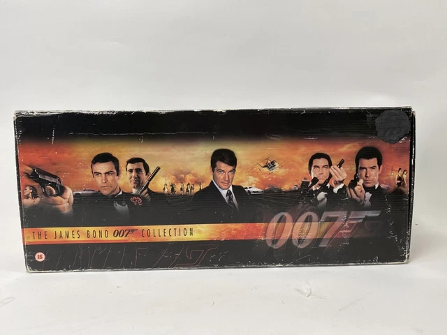 JAMES BOND 007 Collection 19 Videos VHS Tapes Films Collectable With Hard Case £6.99 - PicClick UK