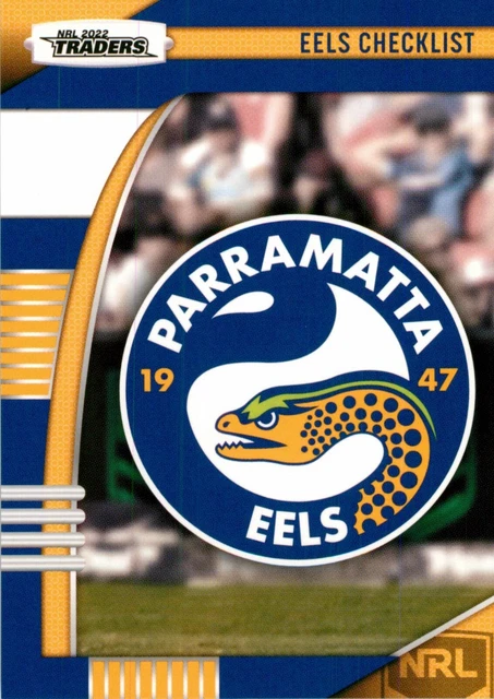 2022 PARRAMATTA EELS NRL Card CLUB LOGO Traders EUR 3,31 - PicClick FR