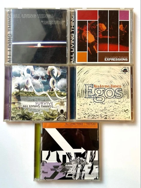 COFFRET CD ALL Living Things 5 albums Expressions to The Flag Japan ...