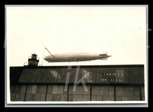 FOTO NACHL. FLIEGERING.PELLETIER, Zeppelin über DVS-Gelände, List/Sylt ...