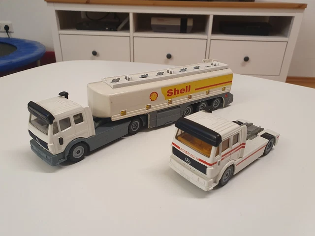SIKU 3511 TANKZUG Shell Raab Kracher Zugmaschine Mercedes Konvolut EUR ...