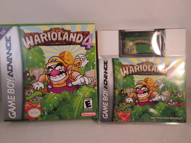 WARIO LAND 4 (Nintendo Game Boy Advance GBA) Complete in Box - Great ...