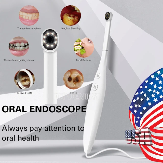 8LEDS DENTAL INTRAORAL Intra Oral Camera USB Dynamic Endoscope ...