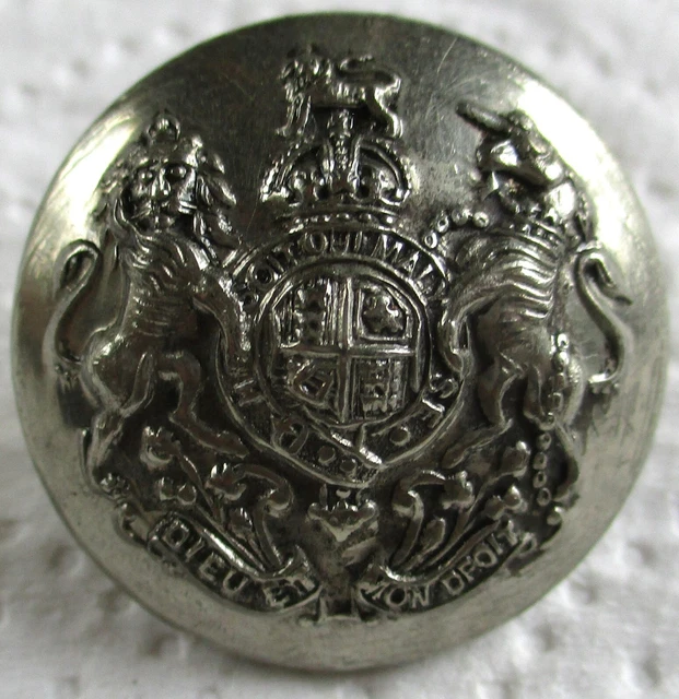 BRITISH ARMY:&VOLUNTEER OFFICER'S GENERAL SERVICE BUTTON" (Large, 25mm ...