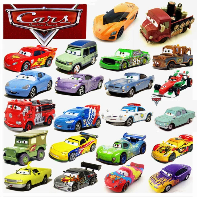 DISNEY PIXAR CARS Racers World Grand Prix 1:55 Diecast Spielzeugauto ...