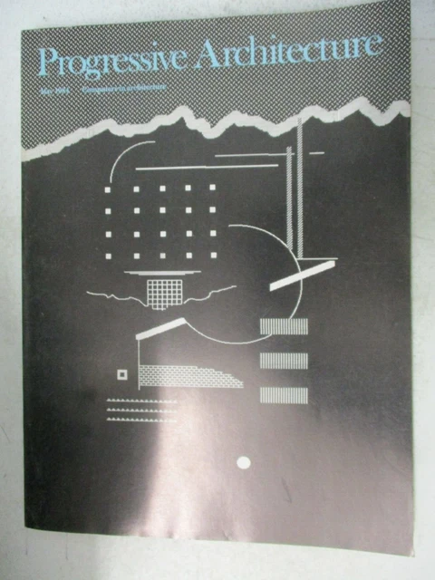 PROGRESSIVE ARCHITECTURE MAGAZINE May 1984 Cad Program Ann Furniture ...