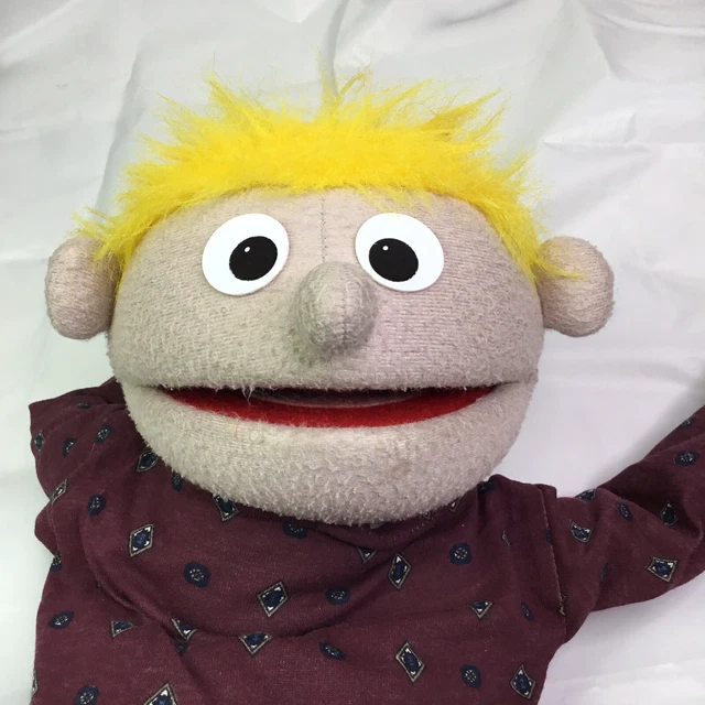 VINTAGE PUPPET PRODUCTIONS Half Body Arm Puppet Muppet Boy Gray Skin ...