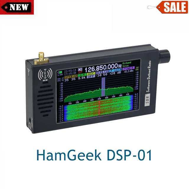 HAMGEEK DSP-01 DIGITAL SDR Radio Receiver DSP /AM/SSB/FM/WFM with 4.3"IPS LCD # £99.41 - PicClick UK