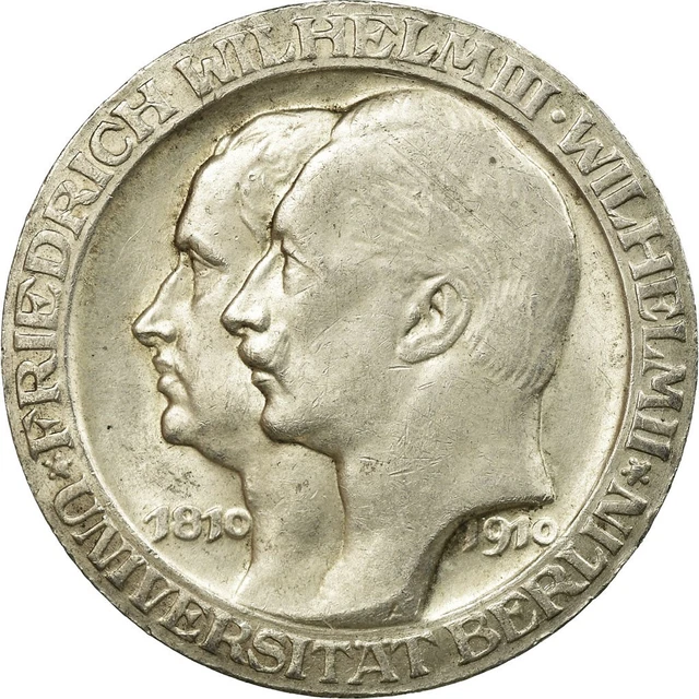 [#687759] MONEDA, ESTADOS alemanes, PRUSSIA, Wilhelm II, 3 Mark, 1910 ...