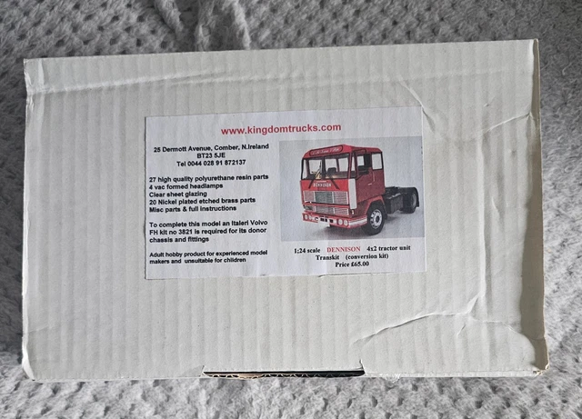 KINGDOM TRUCKS 1/24 scale Dennison 4x2 tractor unit Transkit £52.67 ...