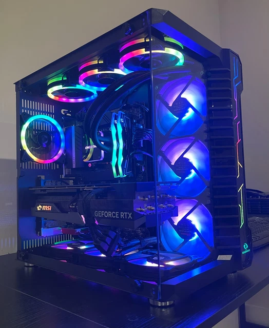 RTX 4090 3080 Ti 3070 Ti CUSTOM BUILT GAMING PC i9 13900K 32GB DDR5 2TB ...