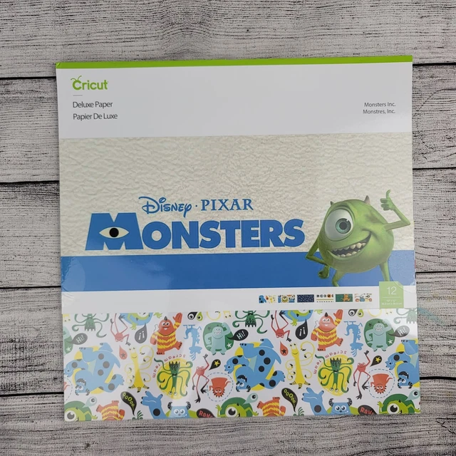 CRICUT DELUXE PAPER Disney Monsters Inc. 12 x 12 Scrapbook $14.95 ...