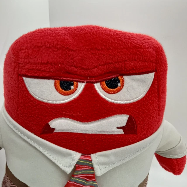 ANGER FROM INSIDE Out Disney Store 9" Soft Toy Plush Stamp On Foot £12. ...