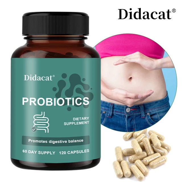 3-IN-1 GUT HEALTH Probiotic Capsules -Balanced Intestinal Flora ...