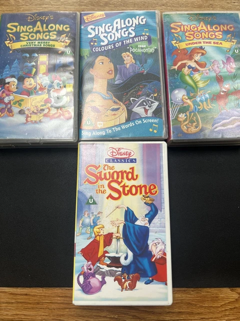 VINTAGE DISNEY VHS Bundle. Four Films. Collectors Items. £5.00 ...